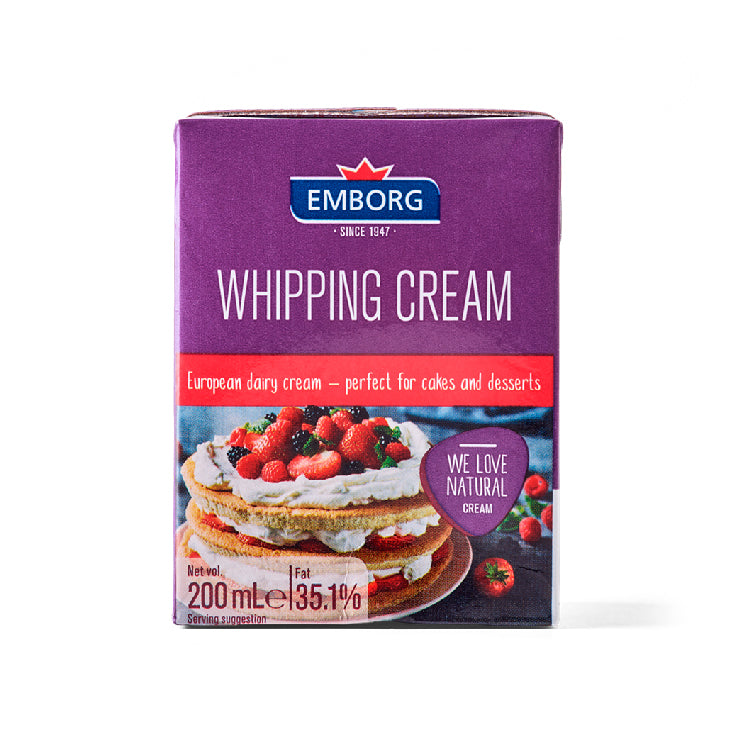Emborg Whipping Cream 200ml (min 3 packets) – The Commons